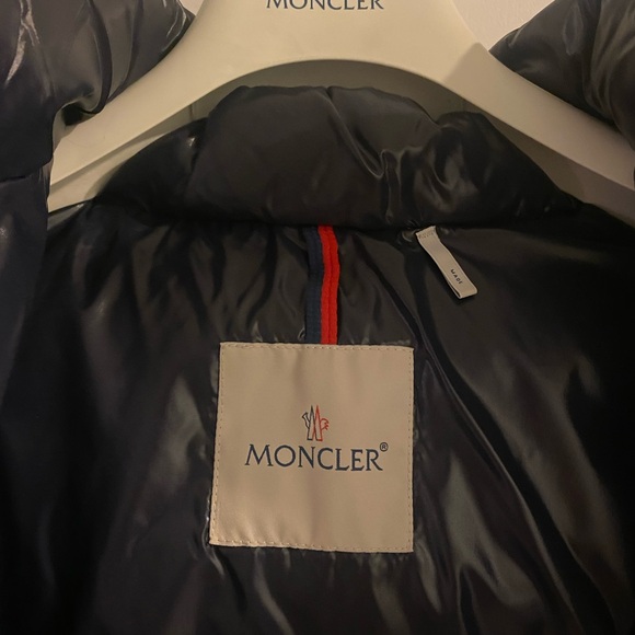 Moncler | Jackets & Coats | Moncler Jacket Dark Blue | Poshmark